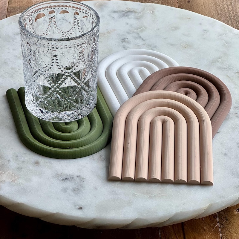 Modern Coasters - Etsy