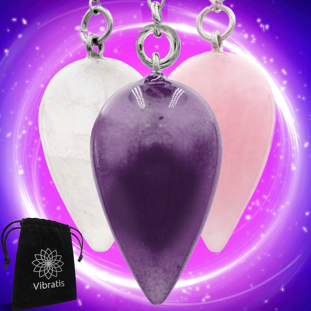 Divinatory Dowsing Pendulum Pack X3 Drop of Water - Etsy