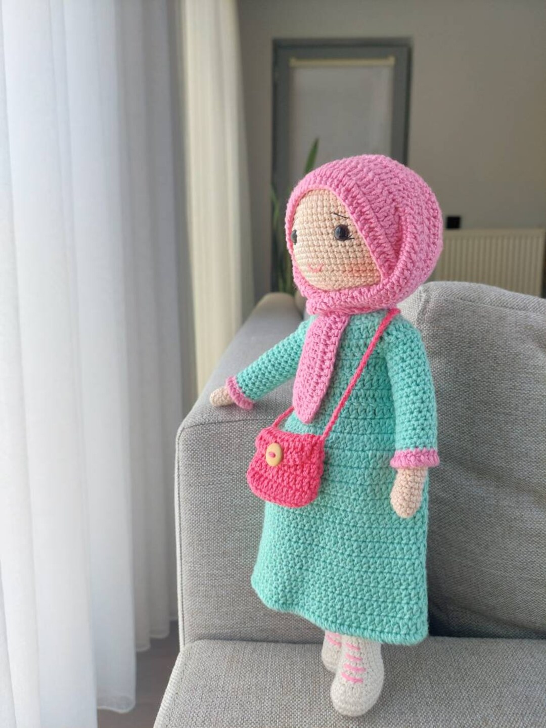 Muslim Dolls With Hijab, Hijab Girl Doll, Muslim Nursery Decor, Eid ...
