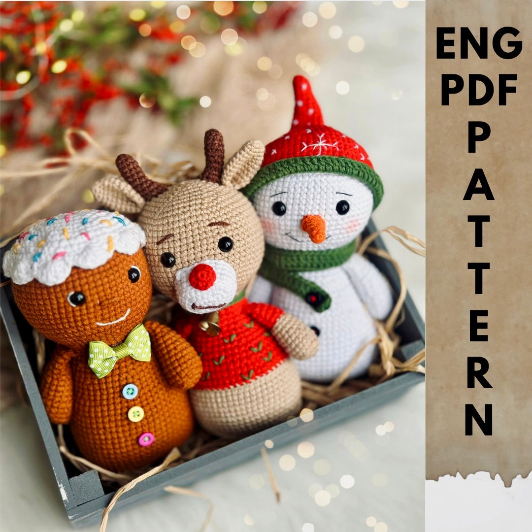 Amigurumi Christmas Pattern Bundle, Crochet Christmas Tree Pattern - Etsy