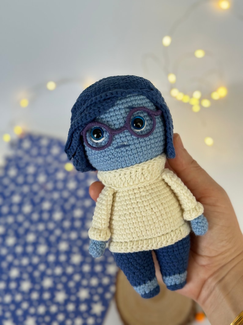 Joy and Sadness Crochet Pattern Inspired by Inside Out - Etsy
