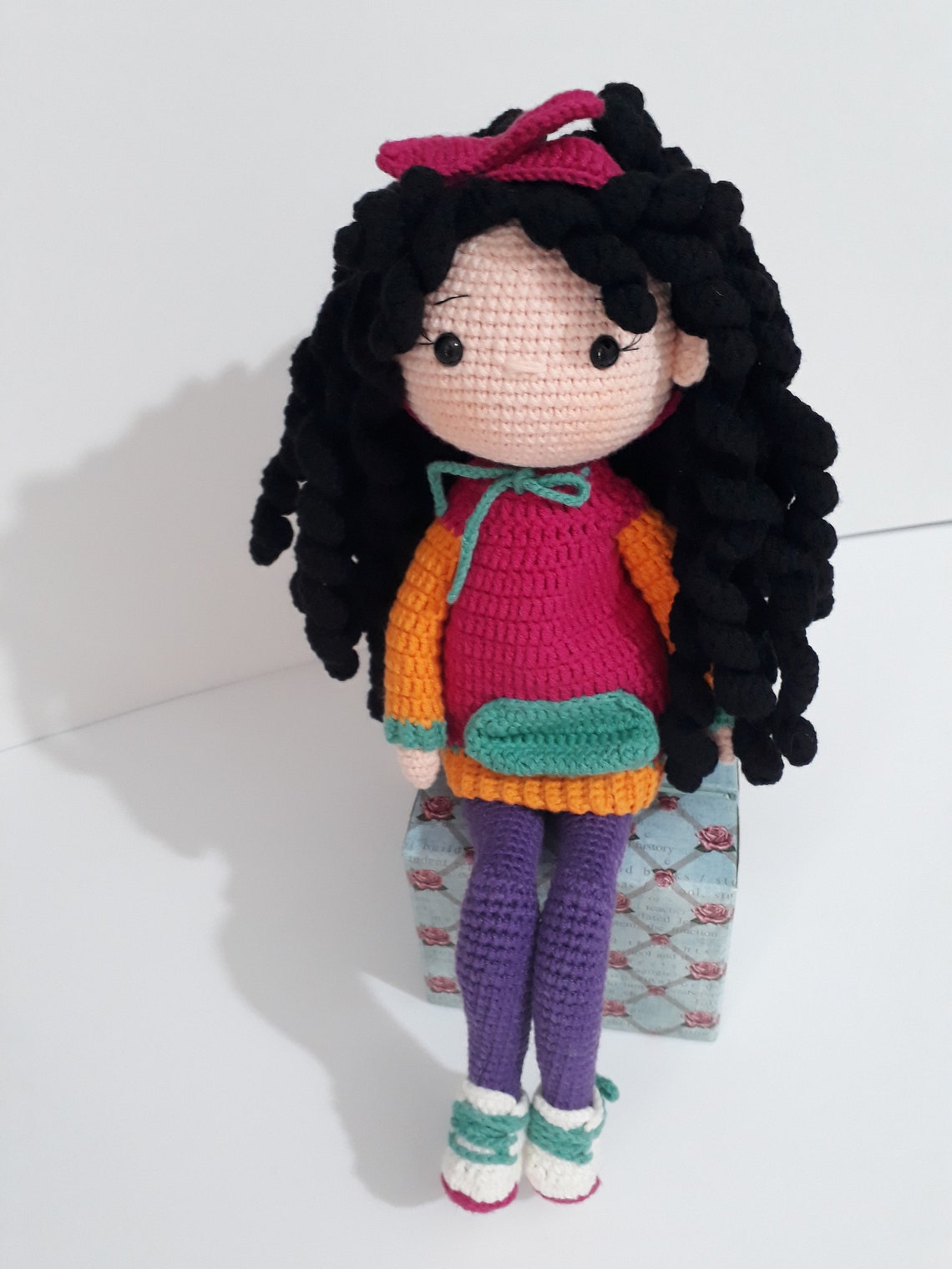 Black Curly Hair Doll Princess Doll for Little Girls | Etsy