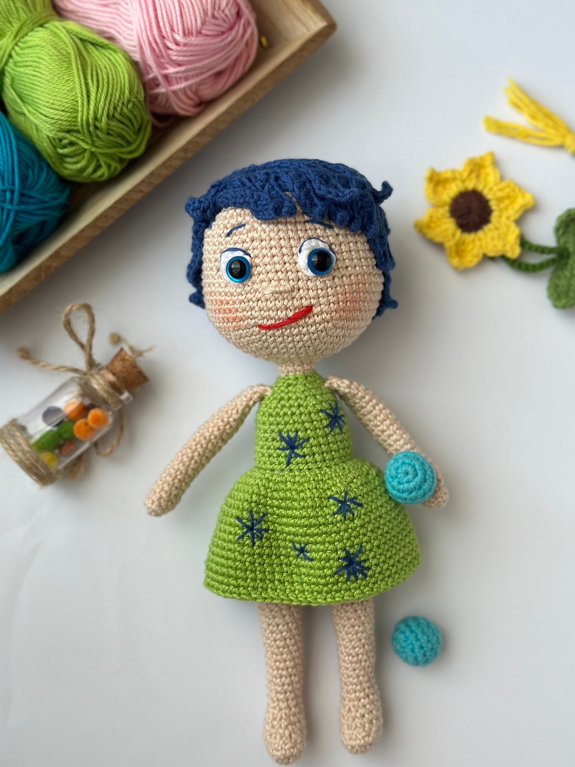 Crochet Joy Doll Amigurumi Pattern (PDF) - Etsy