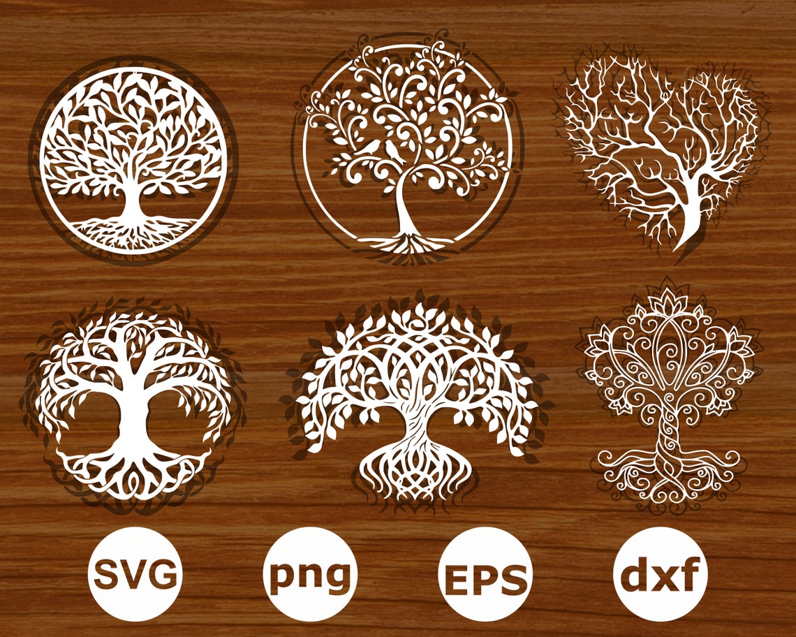 Tree of Life Svg . Hand-drawn-tree-life Svg . Tree of Life | Etsy Canada