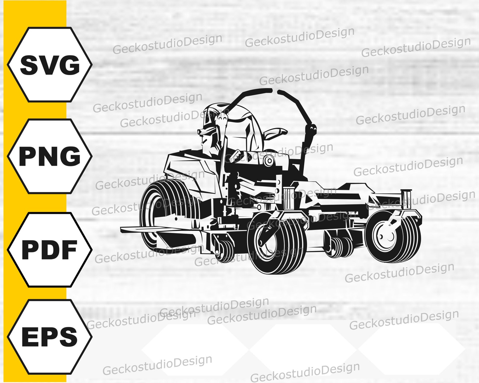 US Zero Turn Mower Svg. Lawn Mower Svg. Landscape Svg. Lawn Mower Png ...