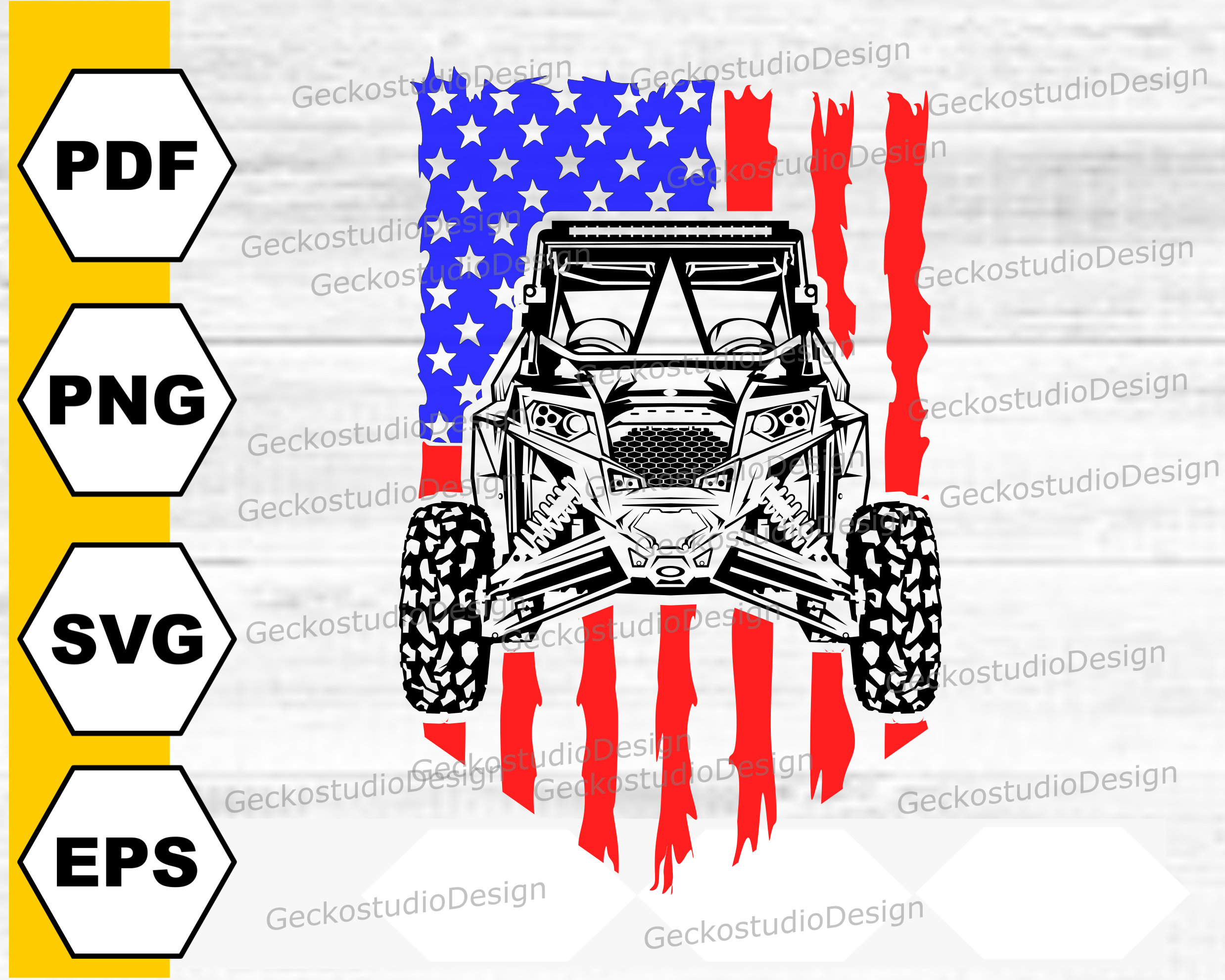 US Front Atv Svg. Side by Side Svg. Atv Png. Offroad Svg. | Etsy