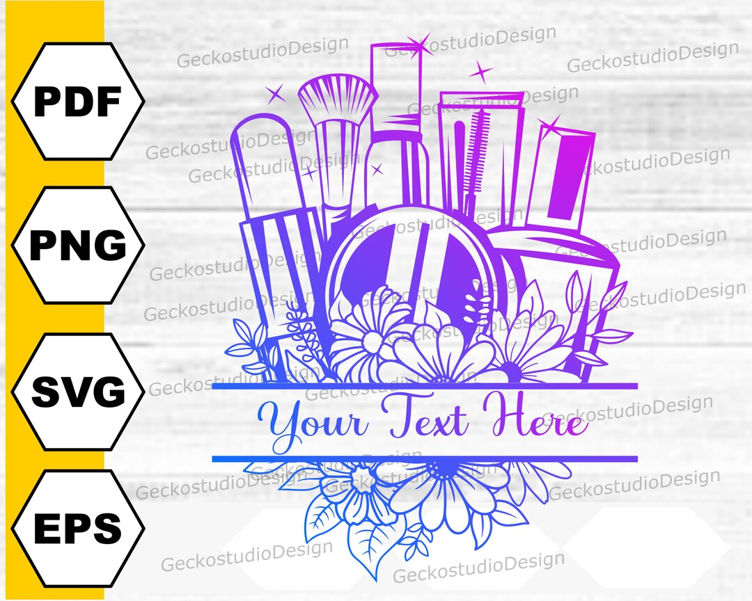 Floral Hair Svg. Floral Salon Svg. Hair Dresser Svg. Floral Hair Cut ...