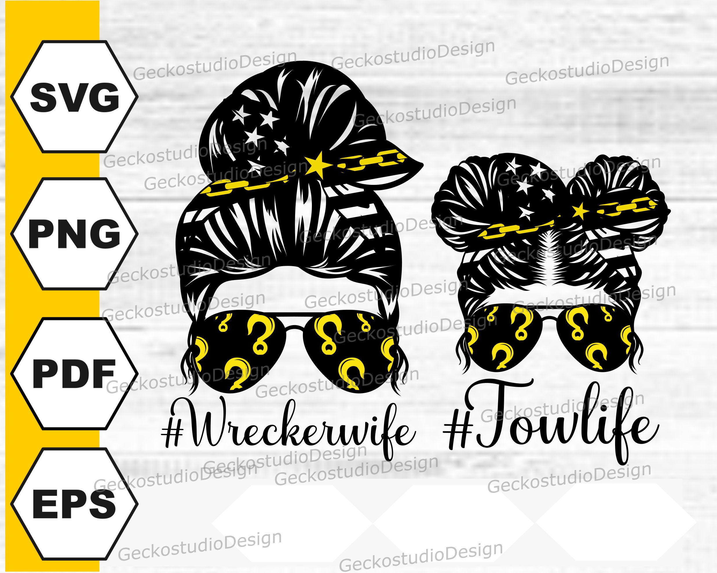 Towing Life Svg. Wrecker Wife Svg. Tow Mom Life Svg. Towing - Etsy Norway
