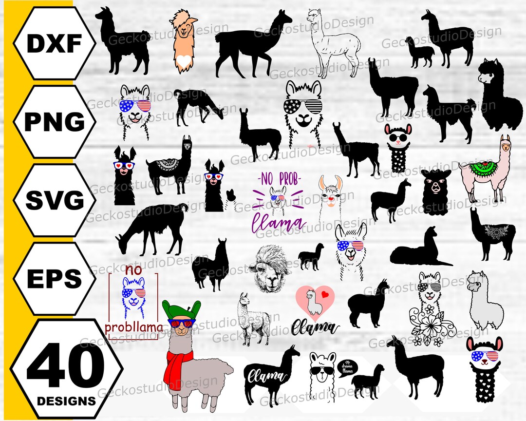 Llama Svg . Llama Silhouette . Llama Clipart .llama Vector .llama Svg ...