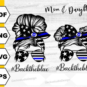 Fam Police Svg. Back the Blue Svg. Police Wife Svg. Thin Blue Line Svg ...