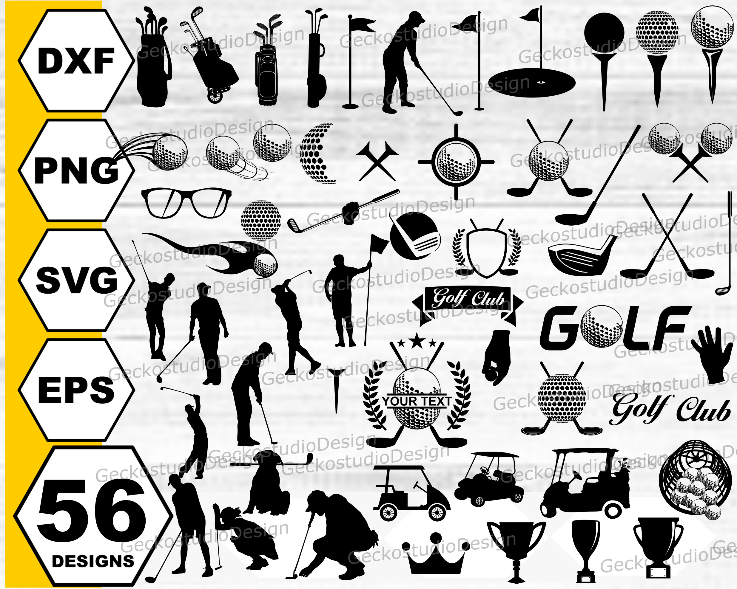Golf svg bundle . Golf svg . Golf silhouette . Golf Logo . | Etsy