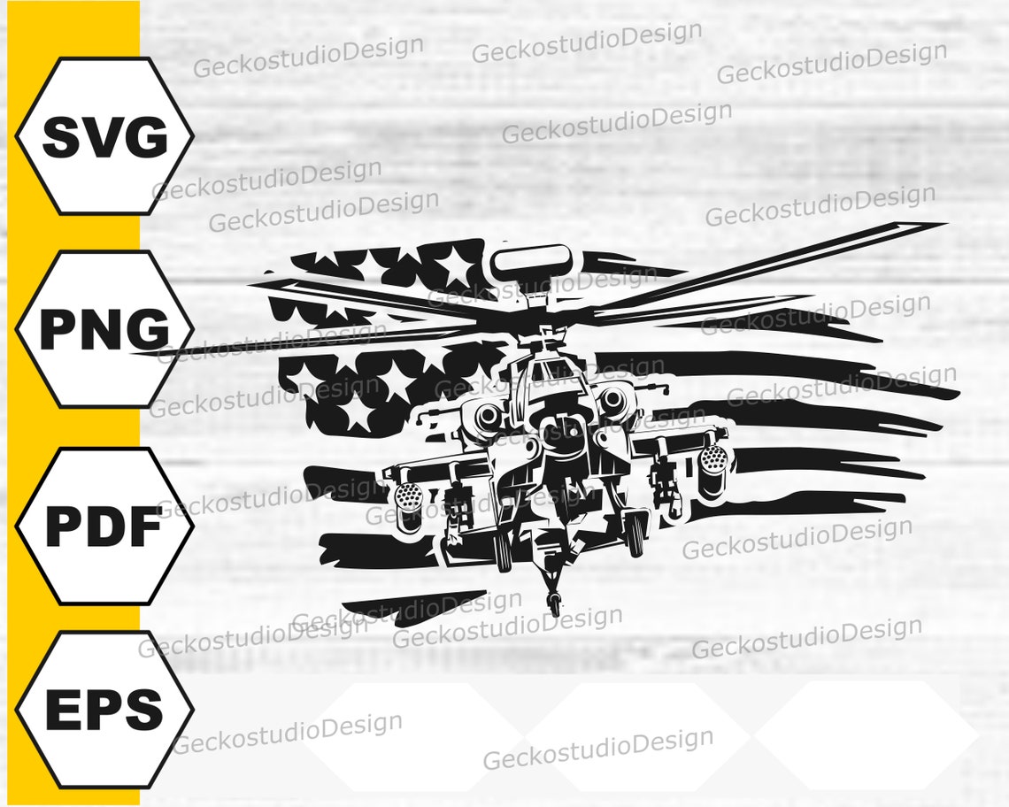 US Helicopter Svg. Army Svg. Helicopter Png. Air Force Svg. US Military ...