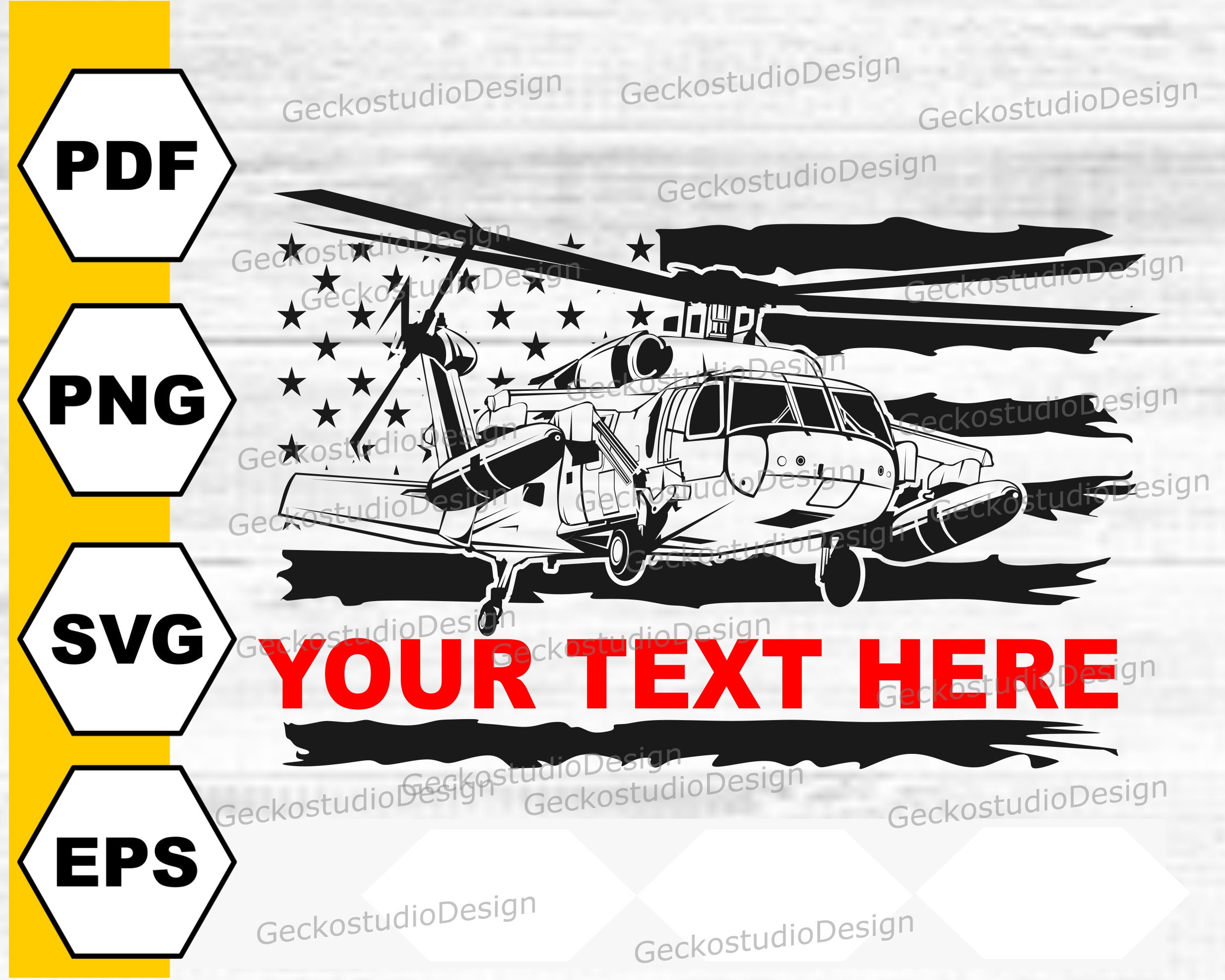 US BlackHawk Helicopter svg. Airforce svg. Helicopter Png. | Etsy