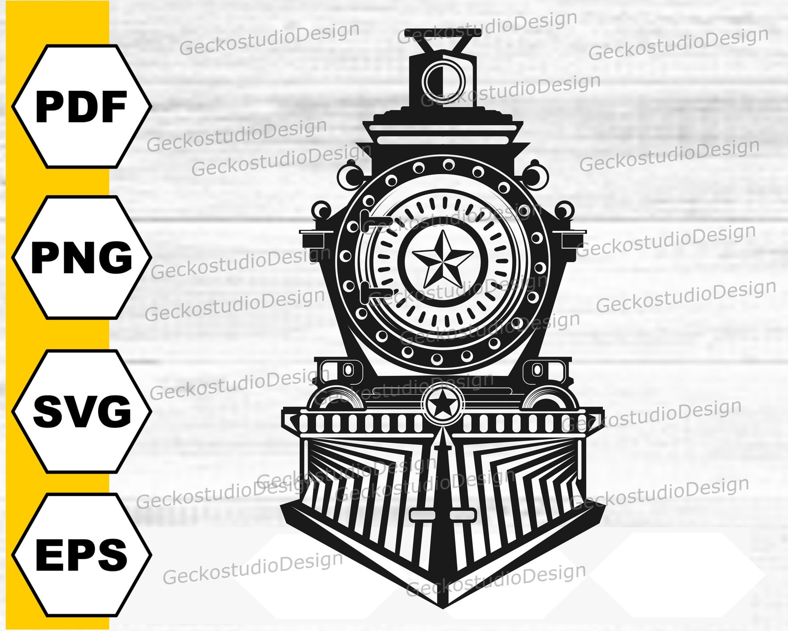 Front View Train Svg. Classic Train Svg. Locomotive Svg. Steam - Etsy
