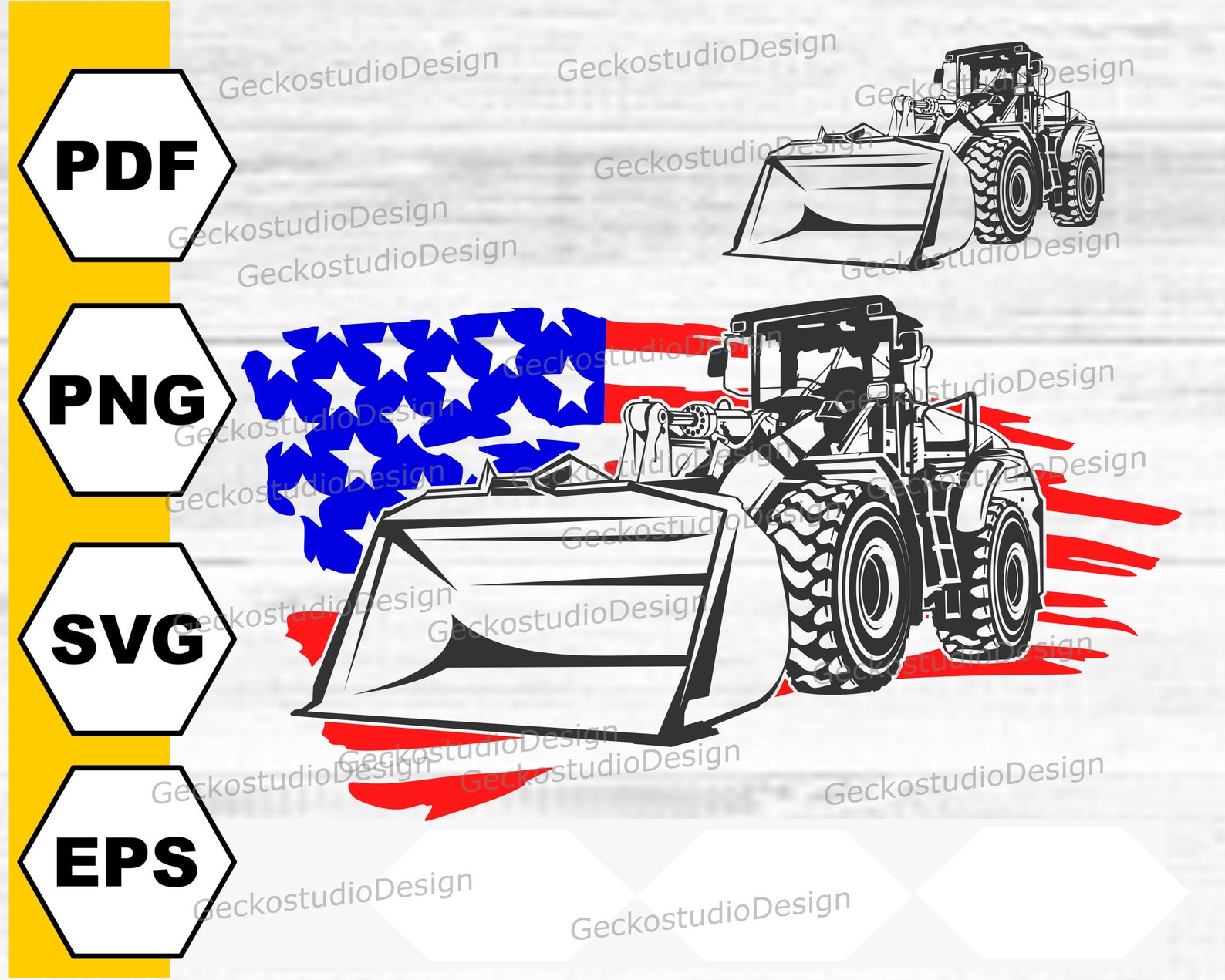 US Wheel Loader Svg. Bolldozer Svg. Heav Equipment Svg. Dozer - Etsy