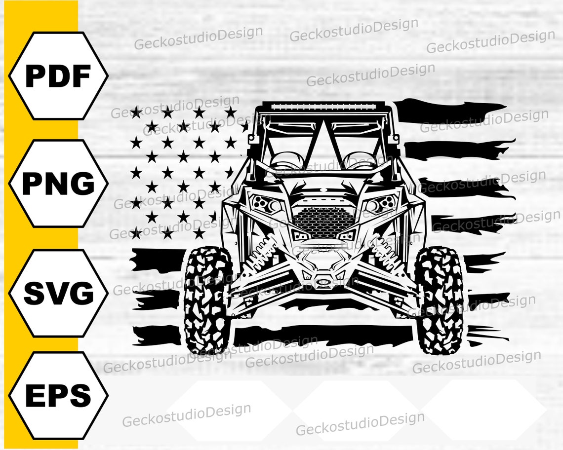 US Front Atv Svg. Side by Side Svg. Atv Png. Offroad Svg. | Etsy