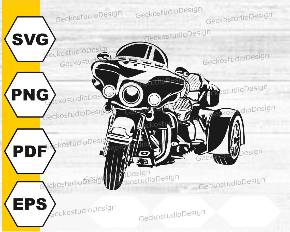 Trike Motorcycle Svg. Tricycle Svg. Trike Svg. Trike Motor Svg ...