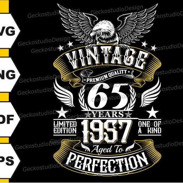 65th Birthday Svg - Etsy