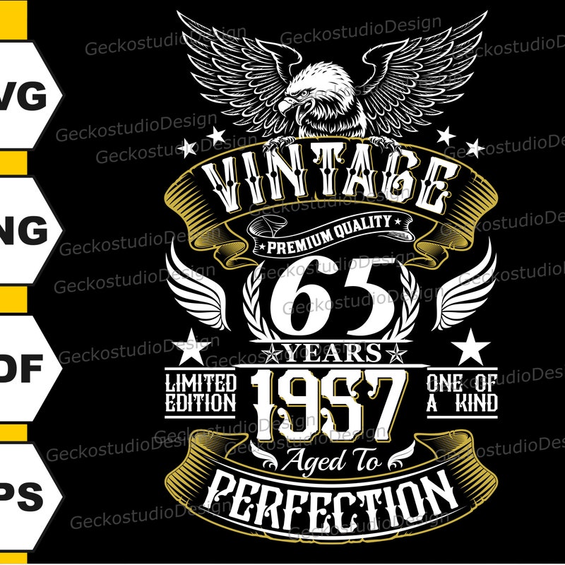 65th Birthday Svg - Etsy