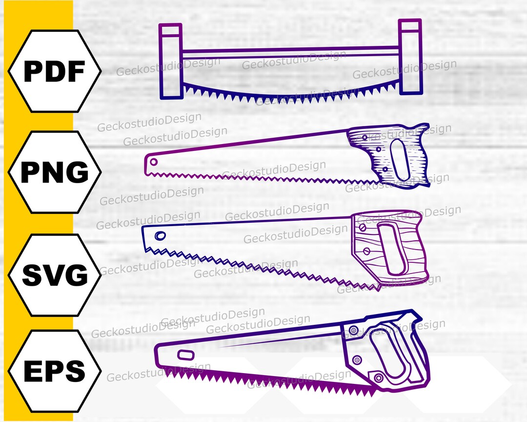 Hand Saw Svg. Hand Saw Clipart. Hand Saw Cut Files. Hand Saw Svg Bundle ...