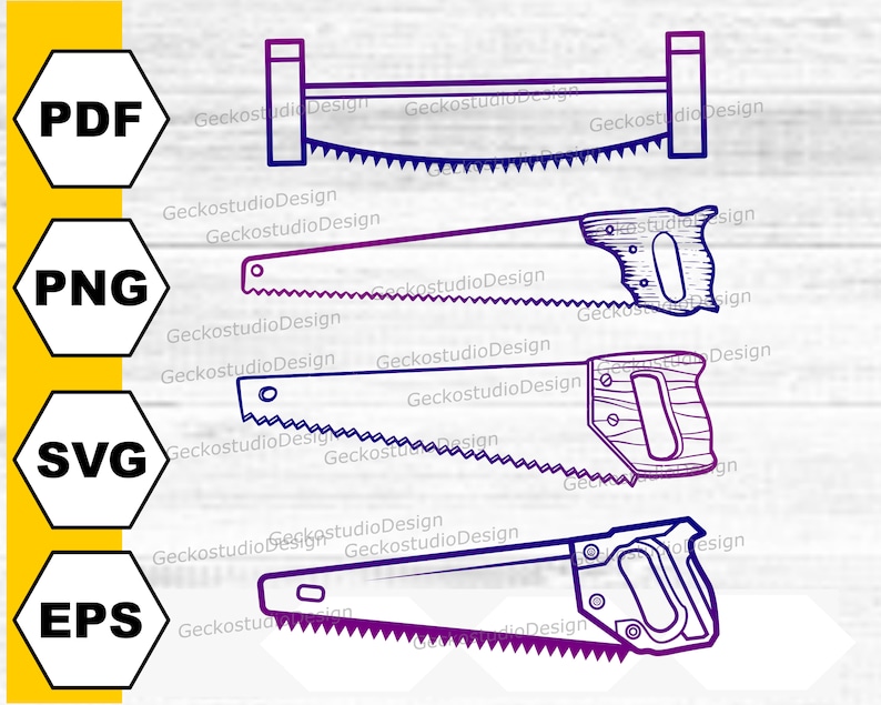 Hand Saw Svg. Hand Saw Clipart. Hand Saw Cut Files. Hand Saw Svg Bundle ...
