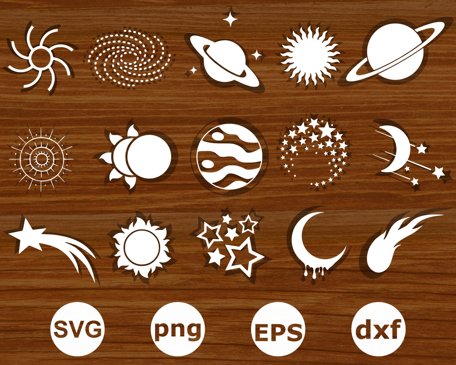 Planet Svg. Planet Silhouette. Planet Cut Files. Space Svg - Etsy
