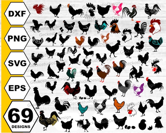 Gallo svg . Comprobación de svg bundle . comprobación de svg - Etsy España