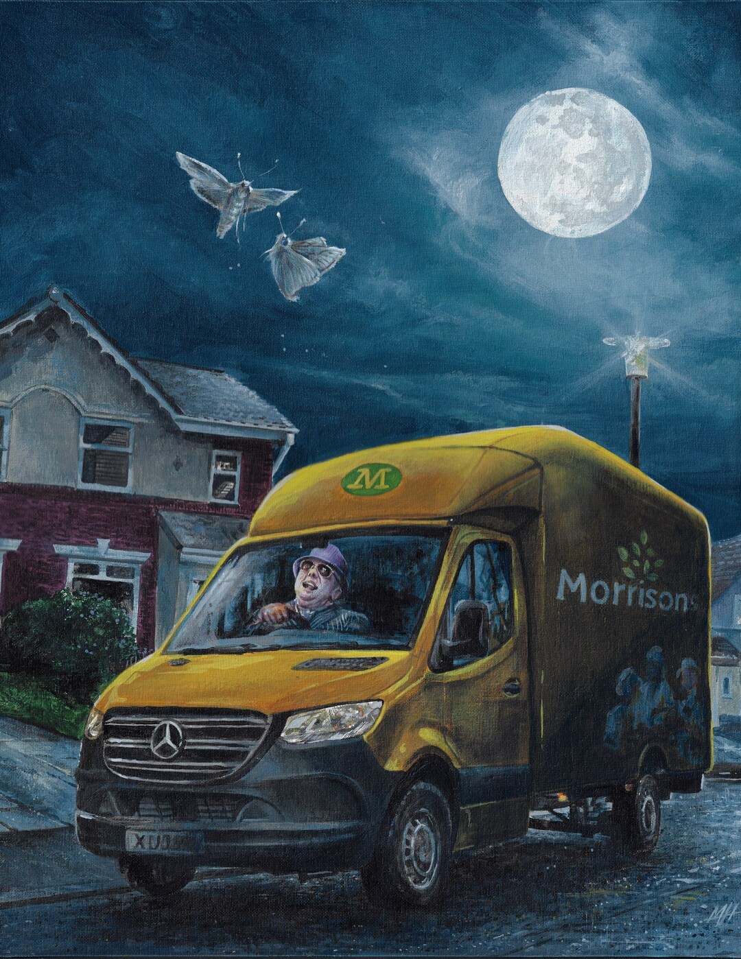 Fine Art PRINT: Van Morrison in a Morrisons Van - Etsy