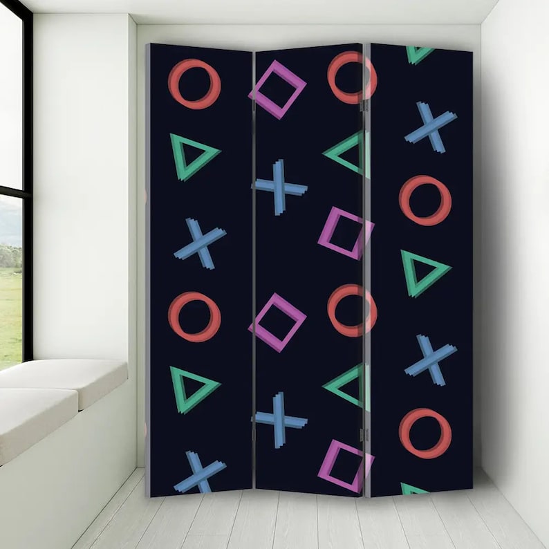 Free Standing Room Divider Gaming Room Decor Gaming Room - Etsy