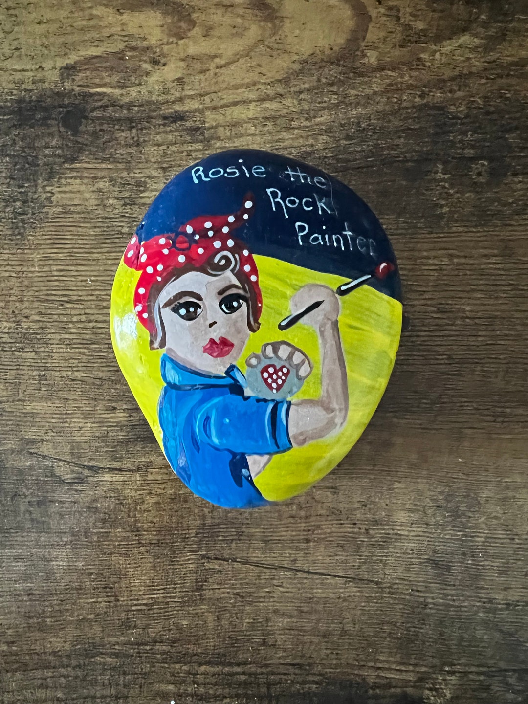 Rosie the Rock Painter - Etsy
