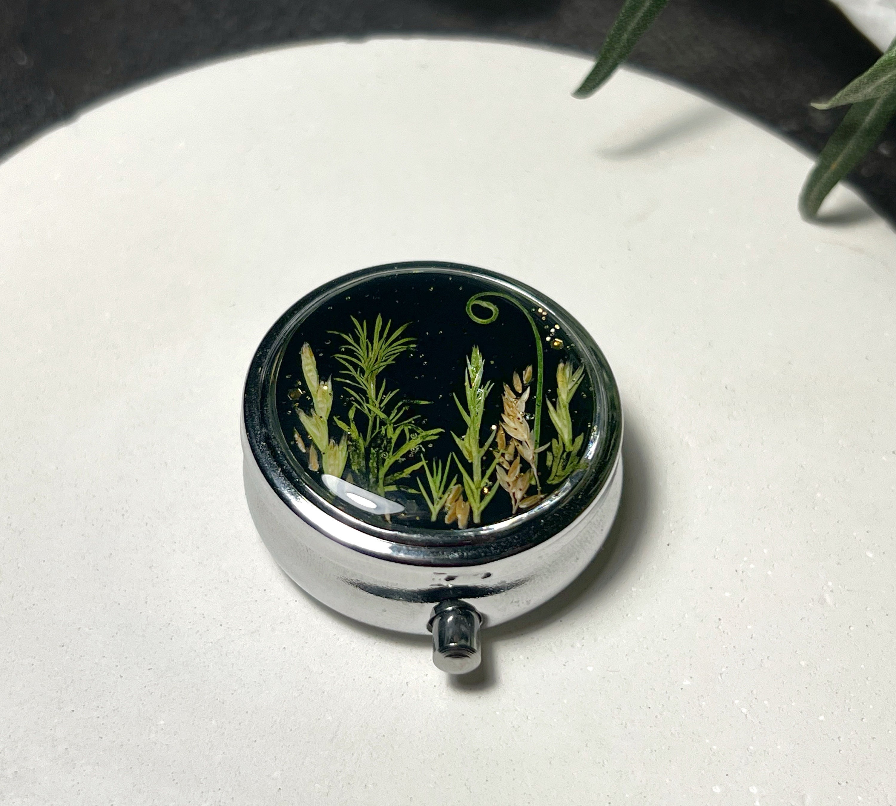 Tiny Pill Box, Pill Organizer, Pill Case, Pill Container, Small Pill ...