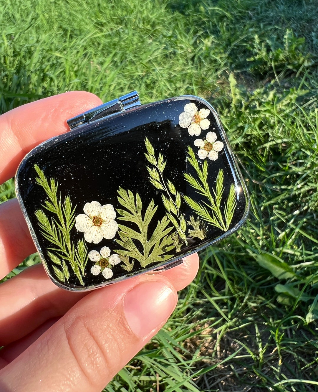 Pill Box, Pill Organizer, Small Pill Box, Pill Box for Purse, Pill Case ...