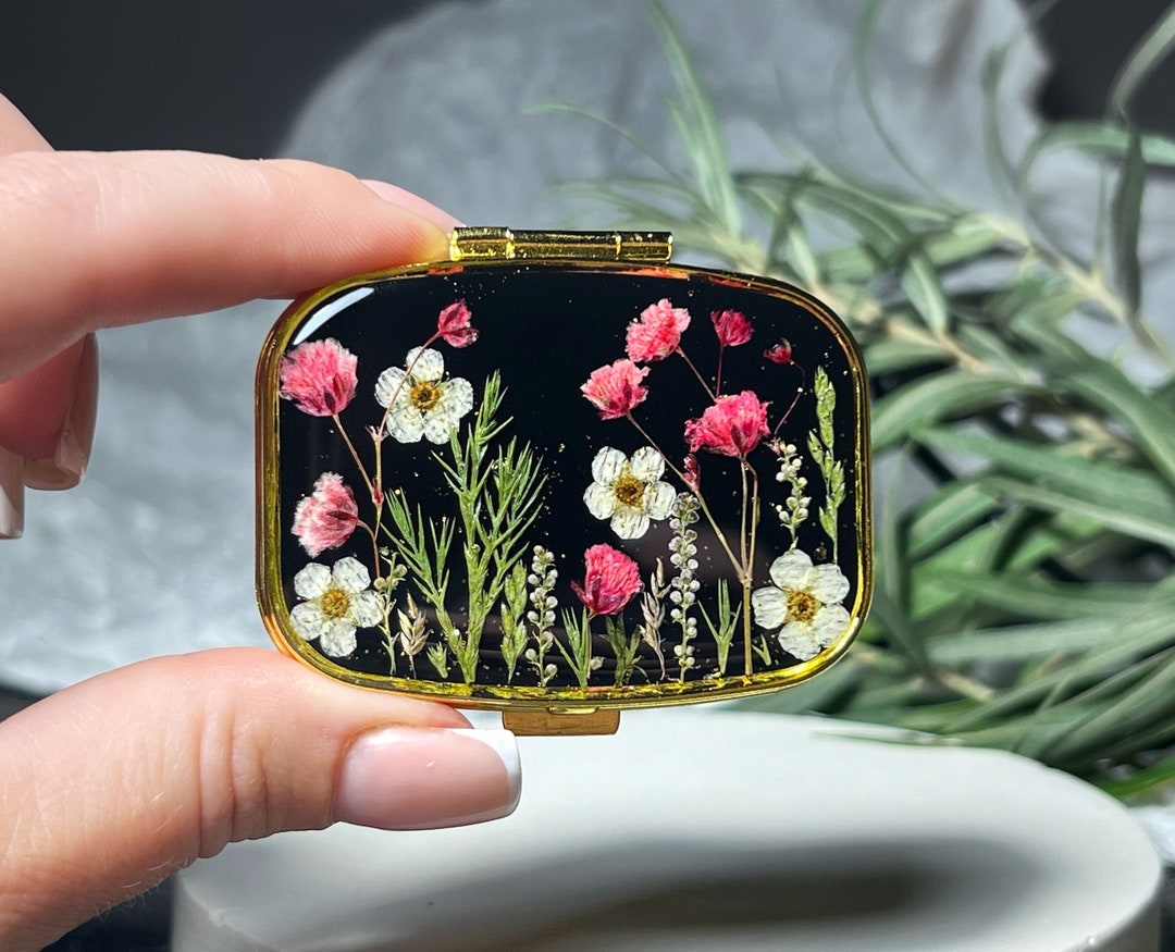 Small Pill Box, Pill Box, Pill Organizer, Pill Box for Purse, Pill Case ...