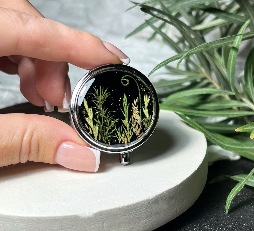 Tiny Pill Box, Pill Organizer, Pill Case, Pill Container, Small Pill ...