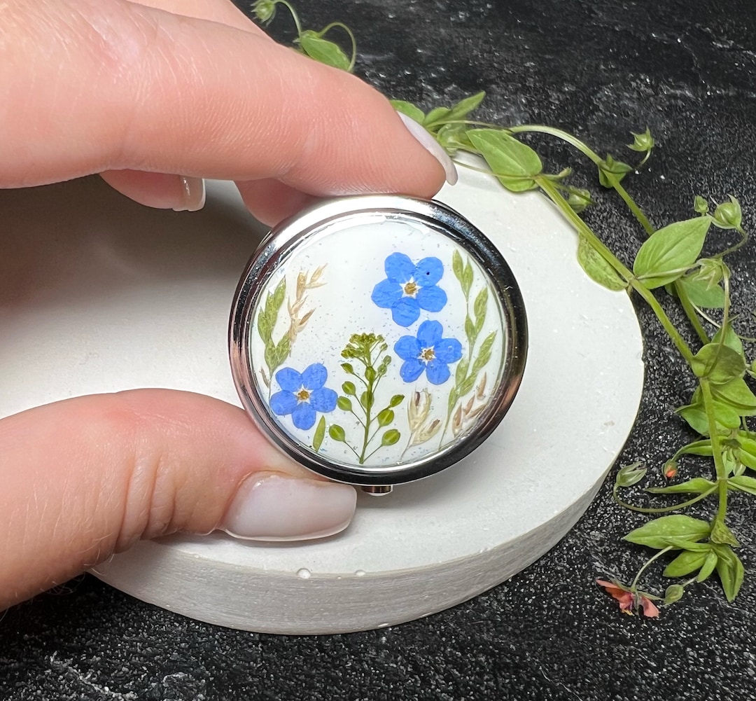 Tiny Pill Box, Pill Organizer, Pill Case, Pill Container, Small Pill ...