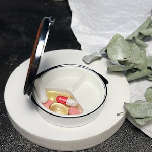 Pill Box, Pill Case, Pill Organizer, Daily Pill Box, Pill Box Art, Pill ...