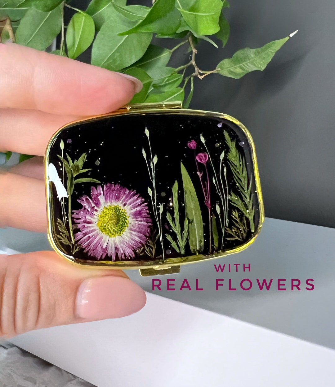 Pill Organizer, Pill Box, Small Pill Box, Pill Box for Purse, Pill Case ...