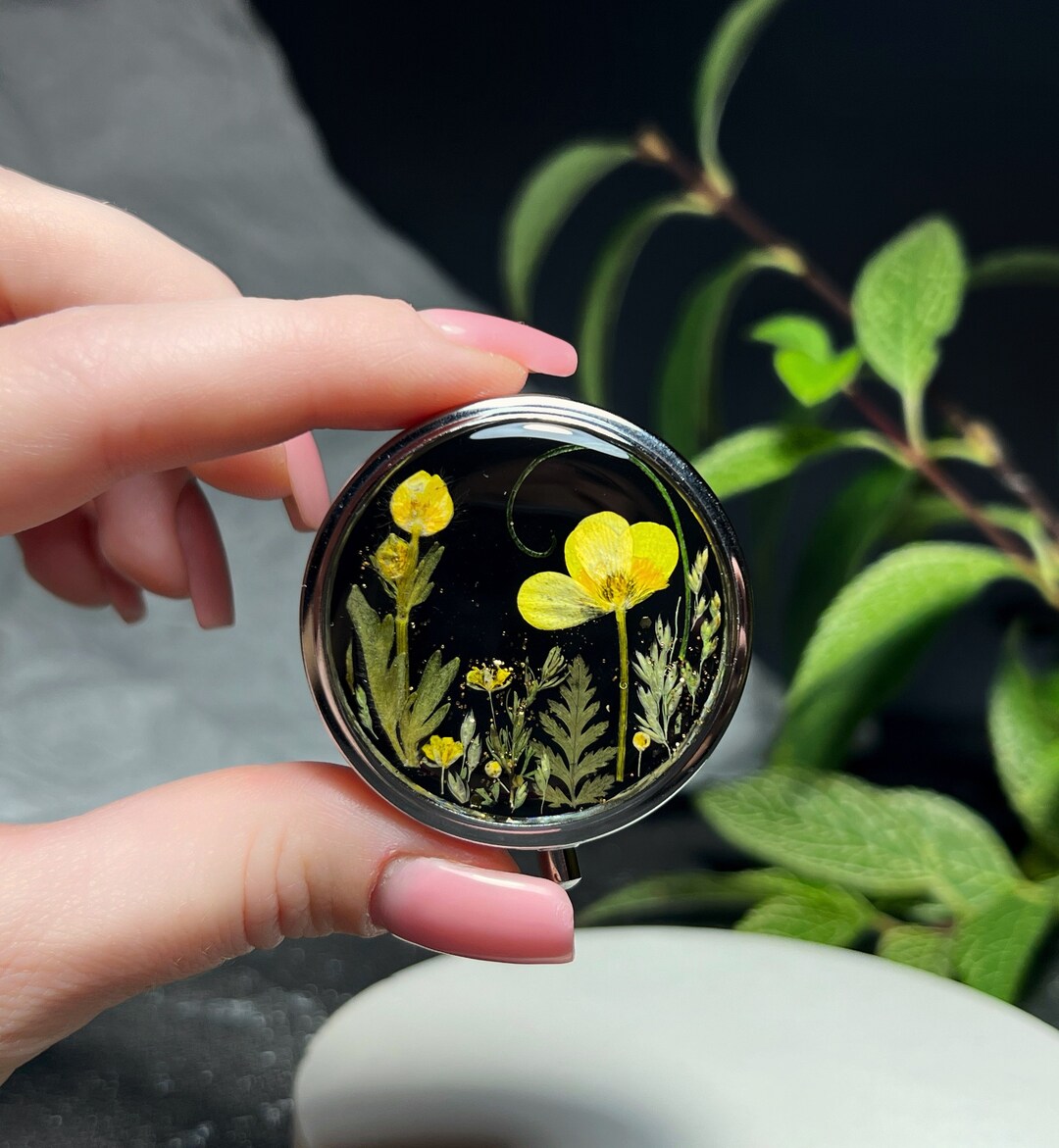 Tiny Pill Box, Pill Organizer, Pill Case, Pill Container, Small Pill ...