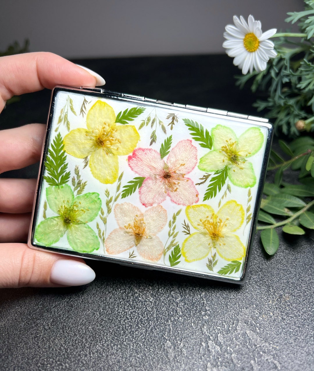 Real Jasmine Cigarette Case, Joint Case, Smoking Accessories ...