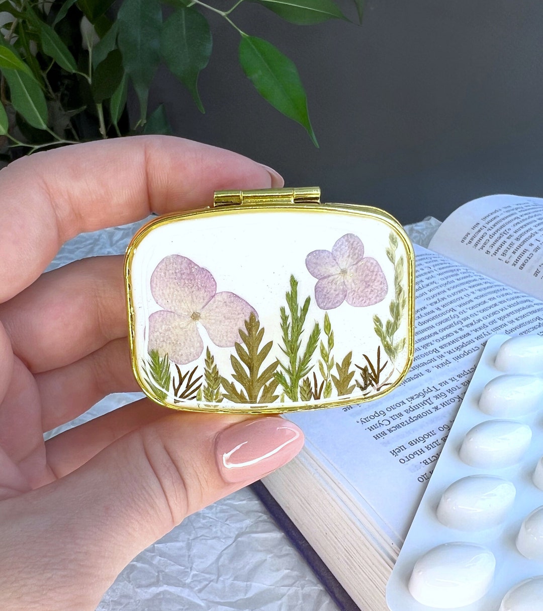 Small Pill Box, Pill Box, Pill Organizer, Pill Box for Purse, Pill Case ...