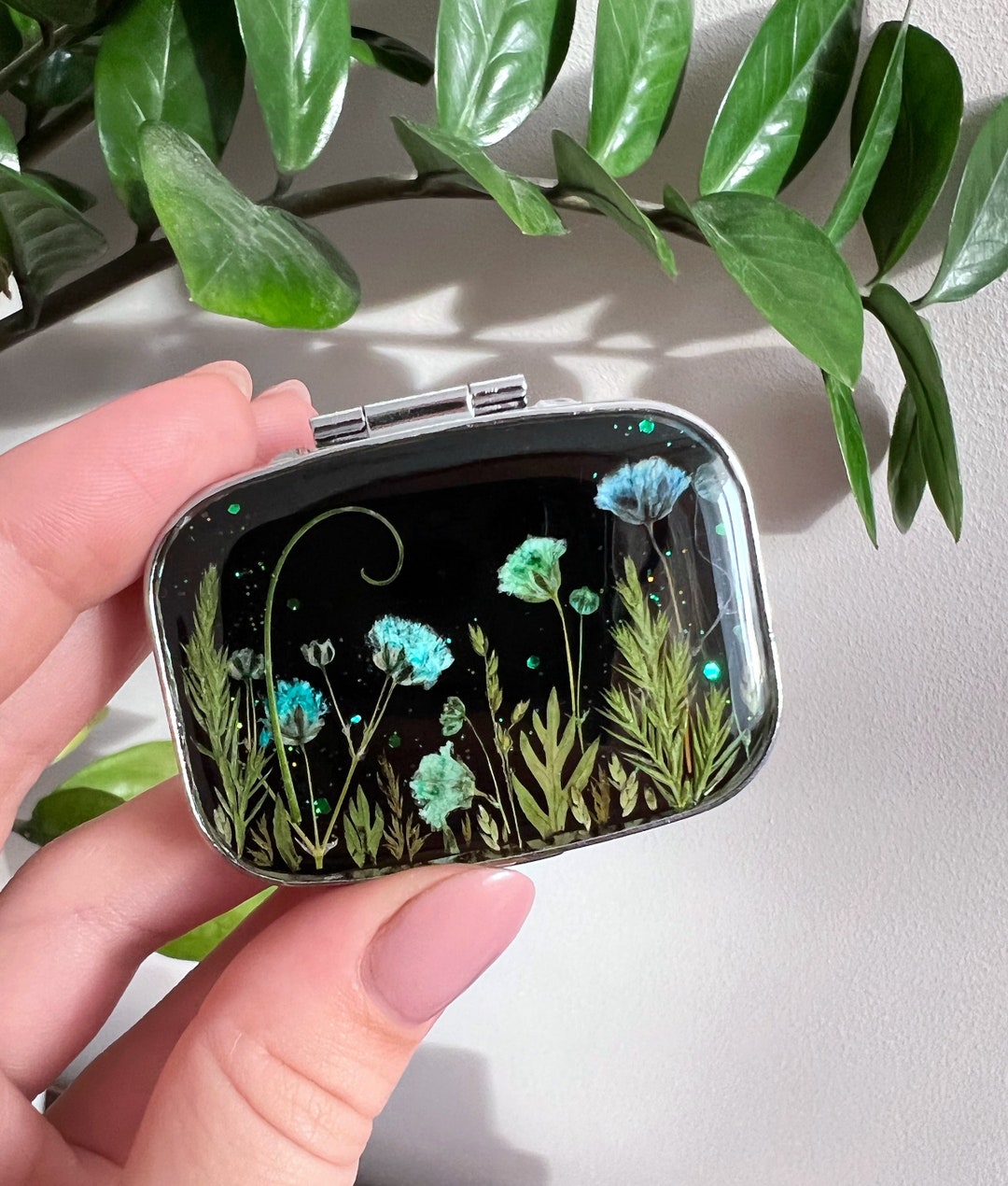 Pill Box, Pill Organizer, Small Pill Box, Pill Box for Purse, Tiny Pill ...