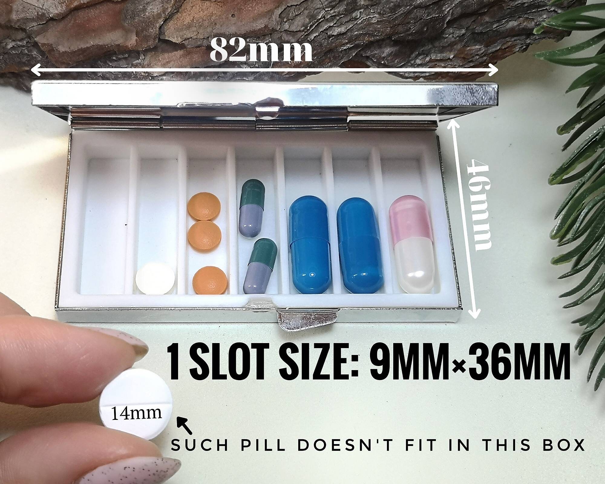 Pill Box 7 Day Pill Organizer 7 Day Pill Box Pill - Etsy