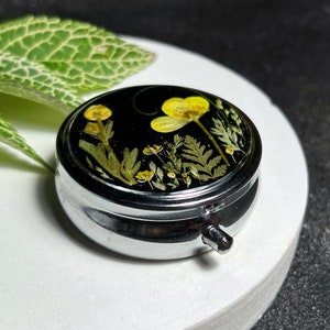 Tiny Pill Box, Pill Organizer, Pill Case, Pill Container, Small Pill ...
