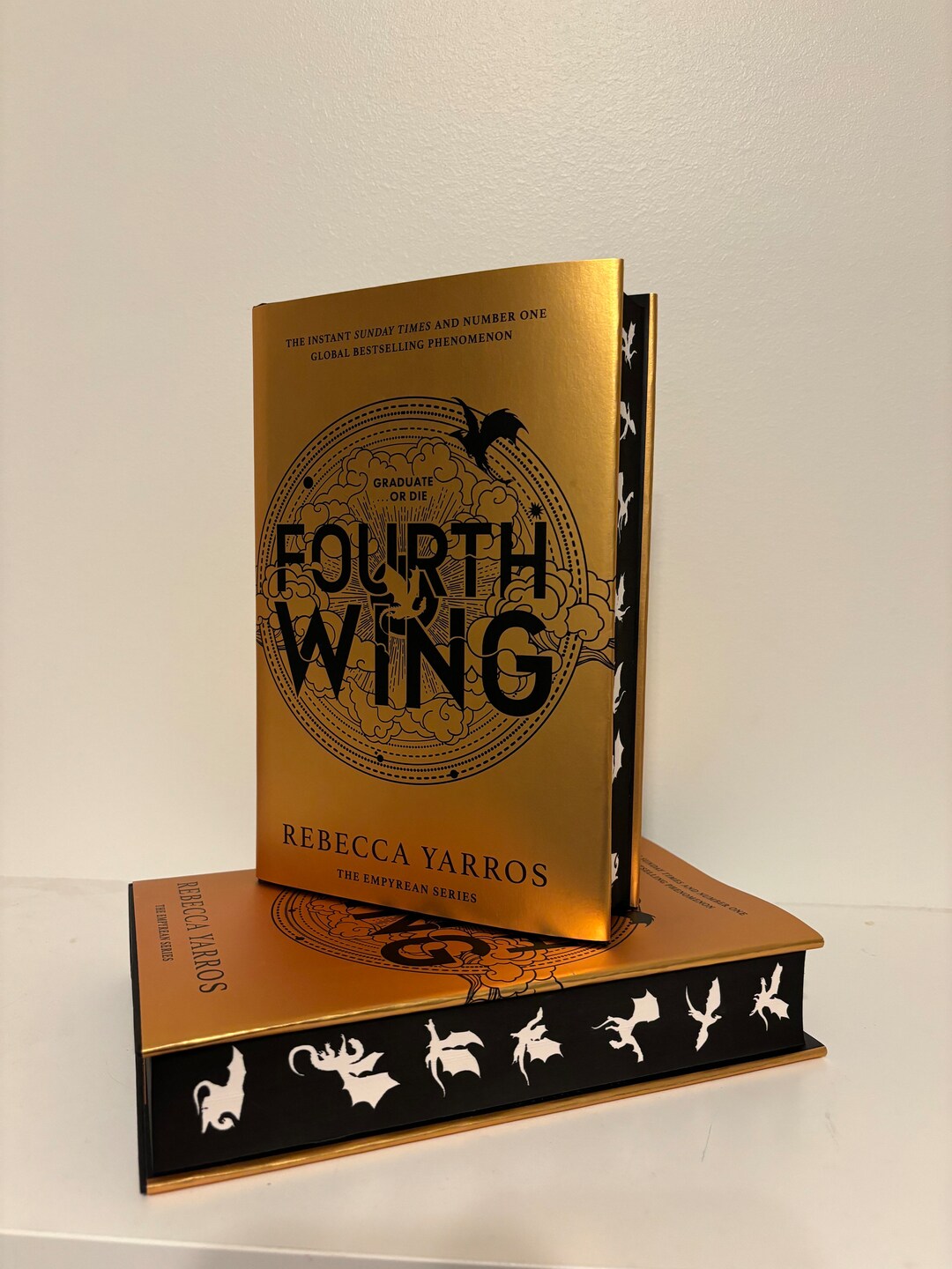 Custom Fourth Wing Sprayed Edges, Hardcover Hand Painted Pre-order - Etsy