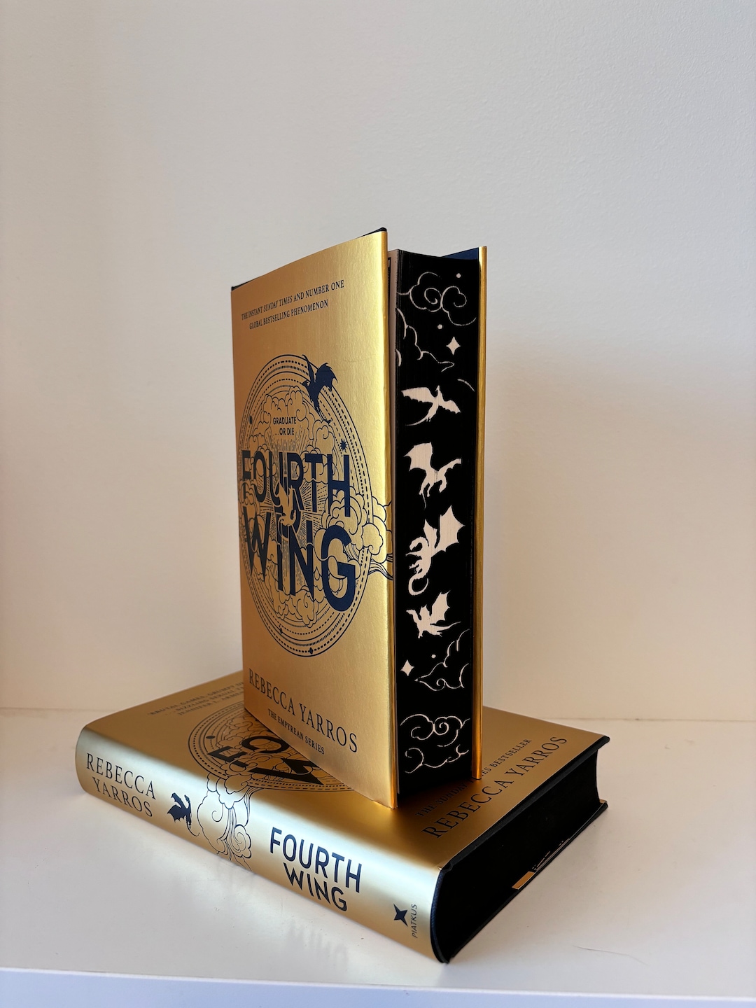 Fourth Wing Sprayed Edges, Hardcover Hand Painted - Etsy