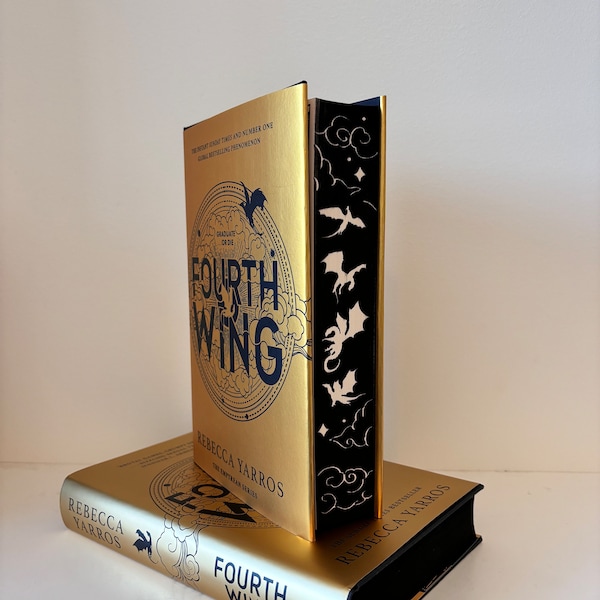 Fourth Wing Hardcover Cover - Etsy