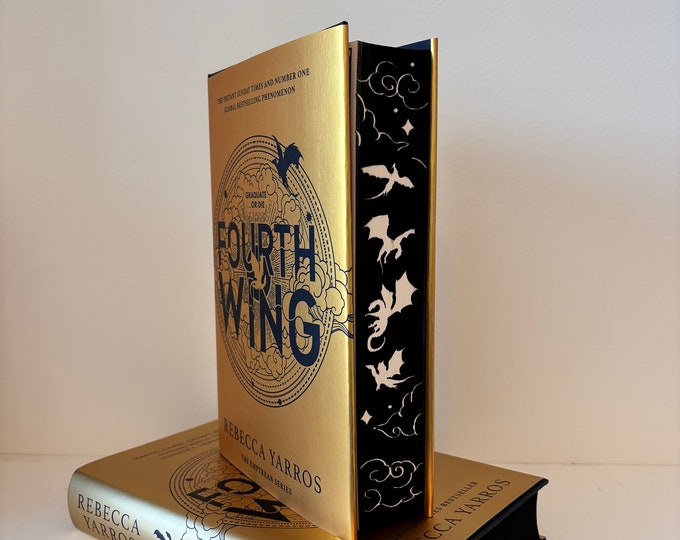 Fourth Wing Sprayed Edges, Hardcover Hand Painted - Etsy
