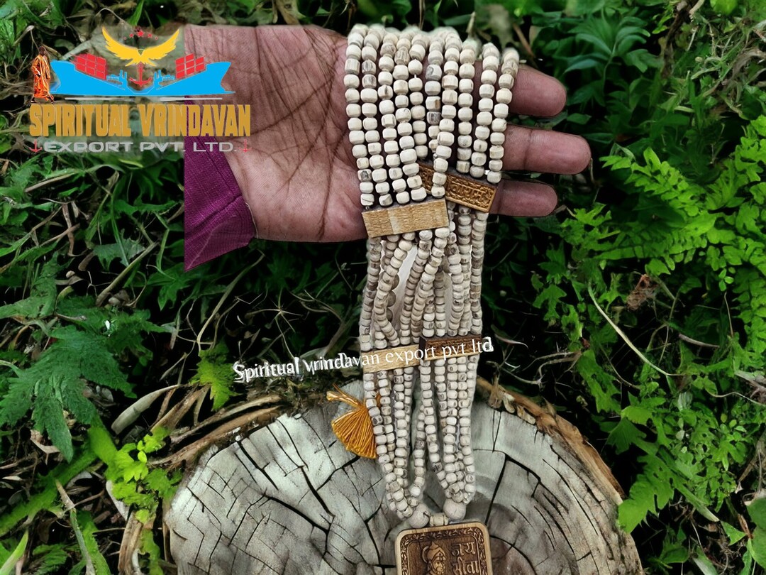 Tulsi Hanuman Mala ,panchmukhi Hanuman Tulsi Mala Made in Vrindavan ...