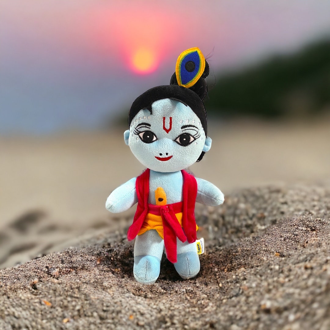15inch/38cm Little Krishna With Flute Murlidhar Big Size Plush Stuffed ...