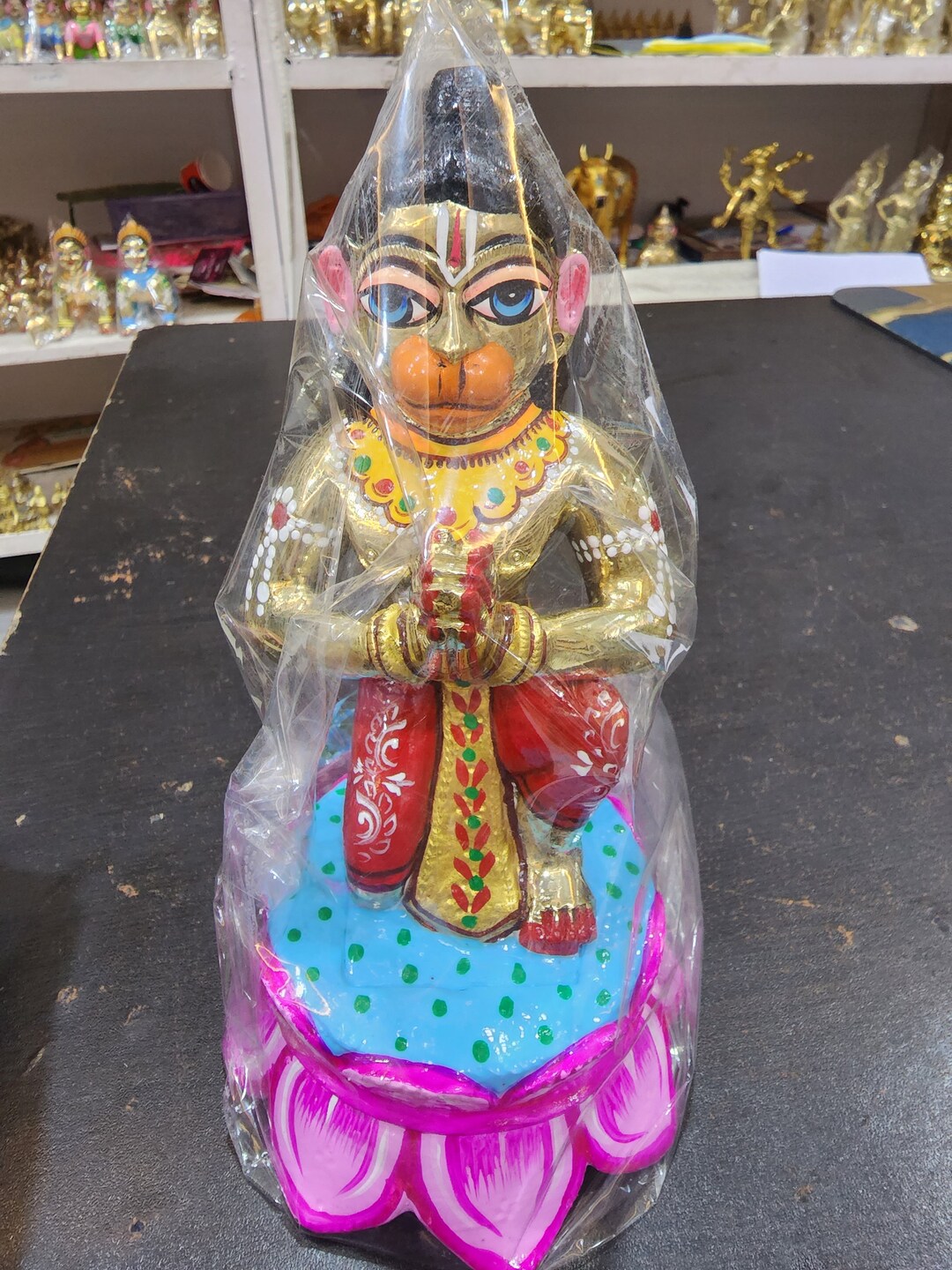 7inch Brass Bal Hanuman God ,bajrangbali Hanuman Murti ,anjani Putra ...